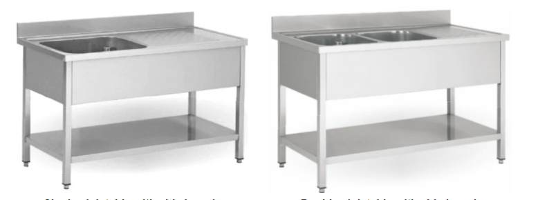 Wall Mounted Silver knee push operated hand wash sink basin with soap ...