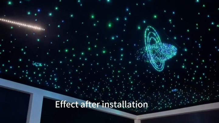 Starry Ceiling Tiles - Customizable Fibra Optica Lighting