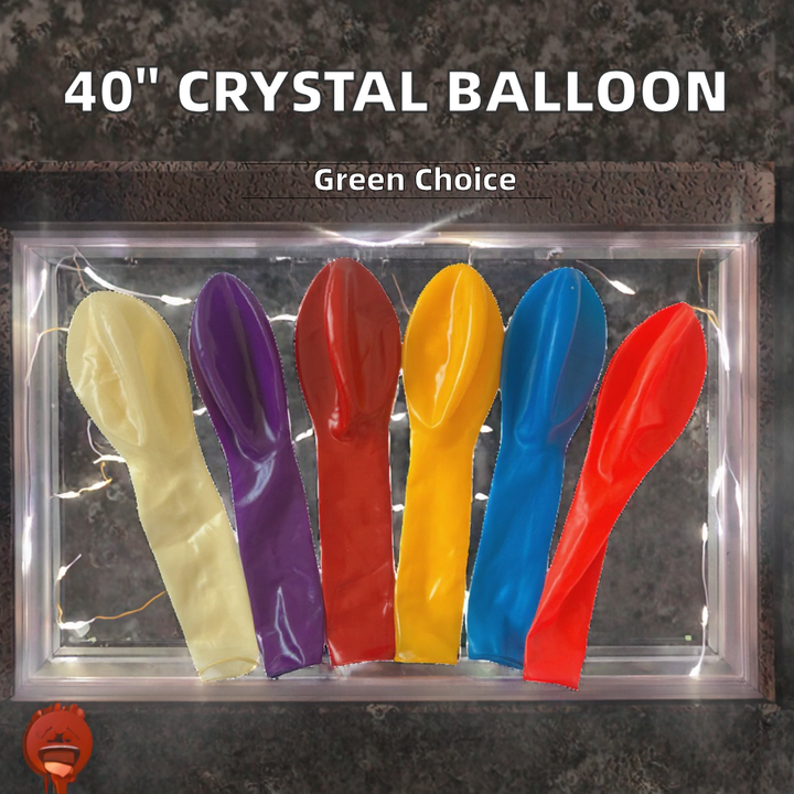 Factory 40-Inch Long Neck Latex Crystal Balloon Eco-Friendly Party ...