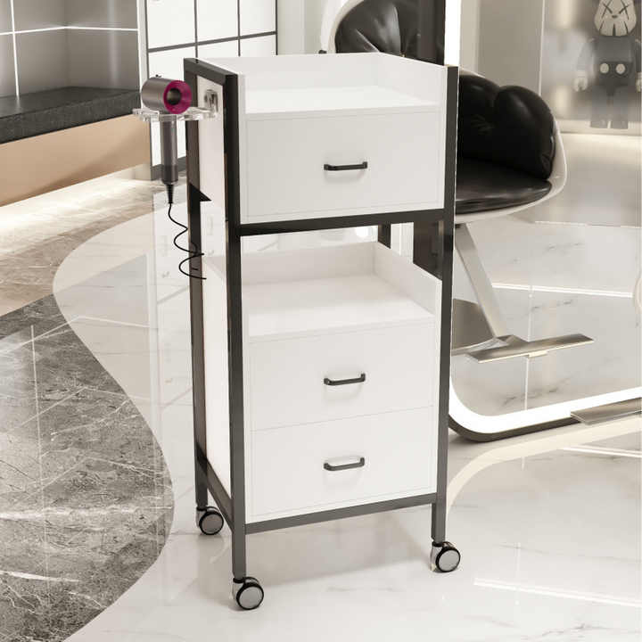 Barber Shop Cart Special Hot Dyeing Cart Multi-function Rack Barber ...
