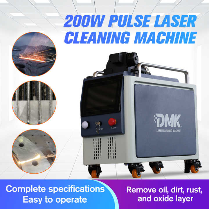 DMK Pulse Non-Destructive Laser Cleaning Machine, Air-Cooled, Rust ...