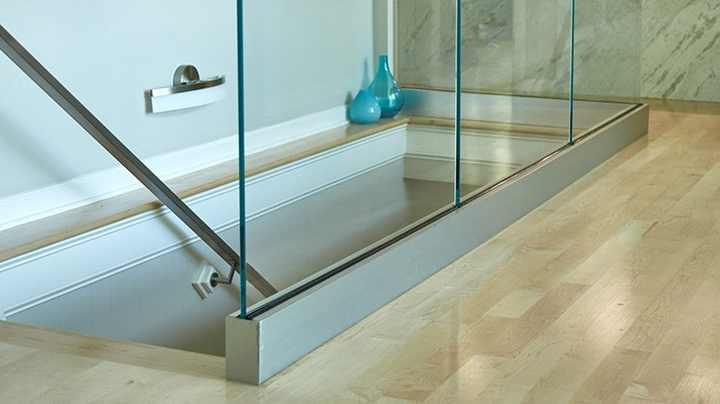 Veranda Surface Mounted Glass Railing - U Channel Embedded