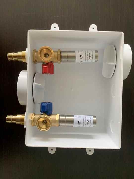 Green Valve Washing Machine Outlet Box With Center Drain Lead Free ...
