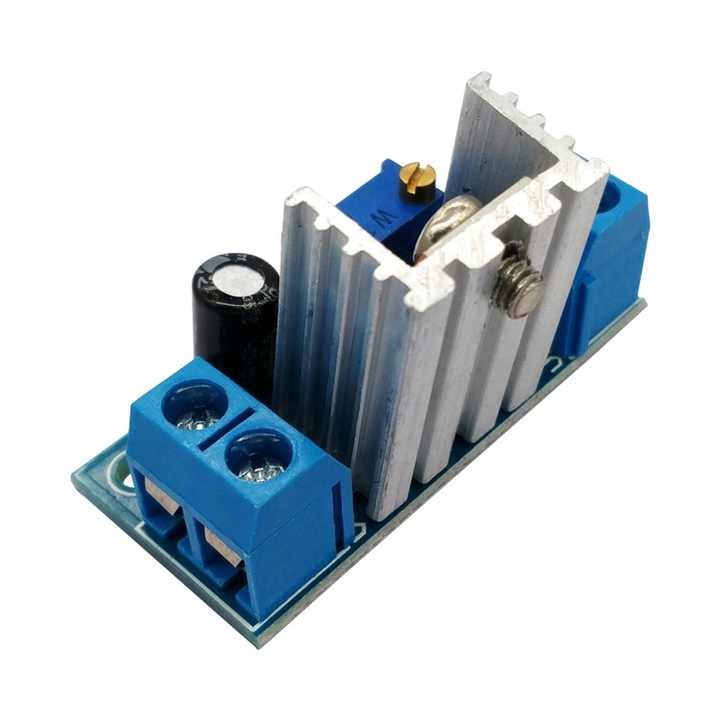 LM317-Convertidor de DC-DC Módulo de placa de circuito reductor regulador lineal LM317 ...