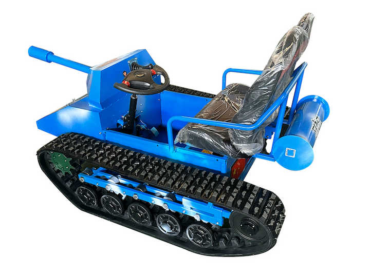 Robot tank Tracked Chassis Robot Rubber Crawler Tracked tank Vehicle ...