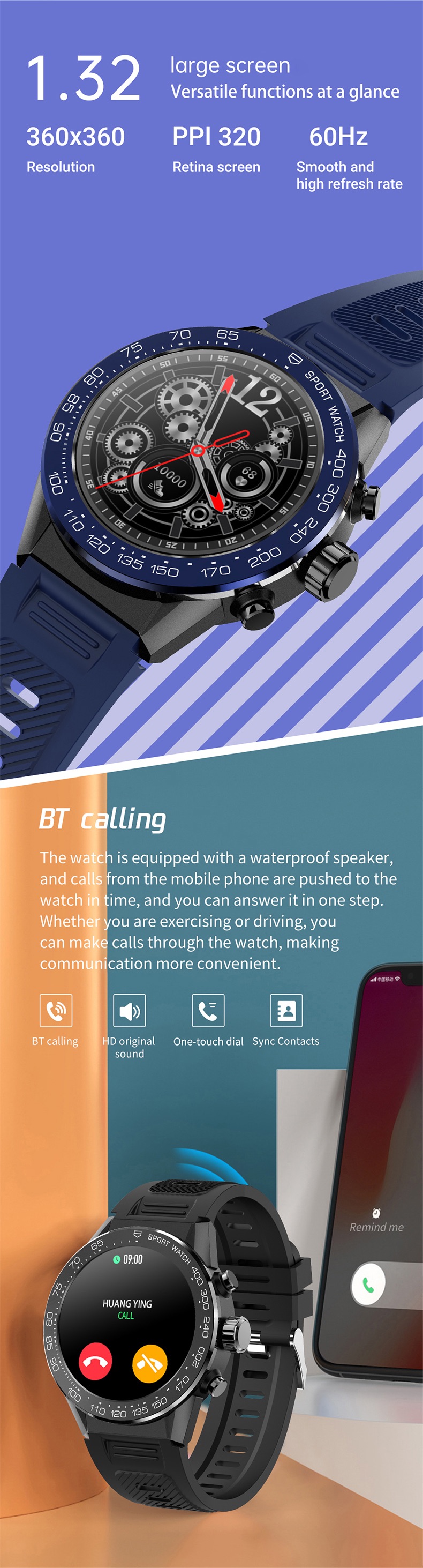 Youlove - Ceas Smartwatch Sporturi in aer liber - Youlove