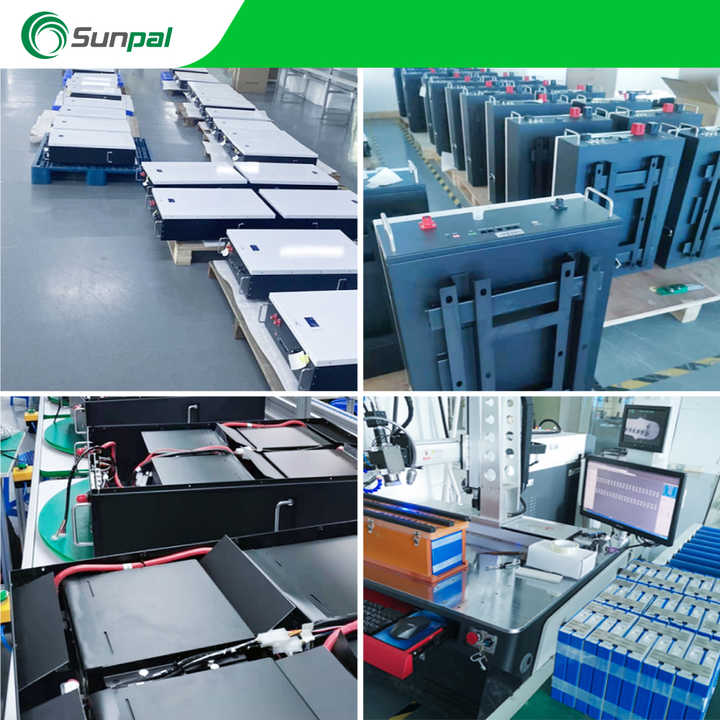 Sunpal High Quality Lifepo4 Solar Lithium Battery 48V 100Ah 51.2V 200Ah 10kWh Solar Energy ...