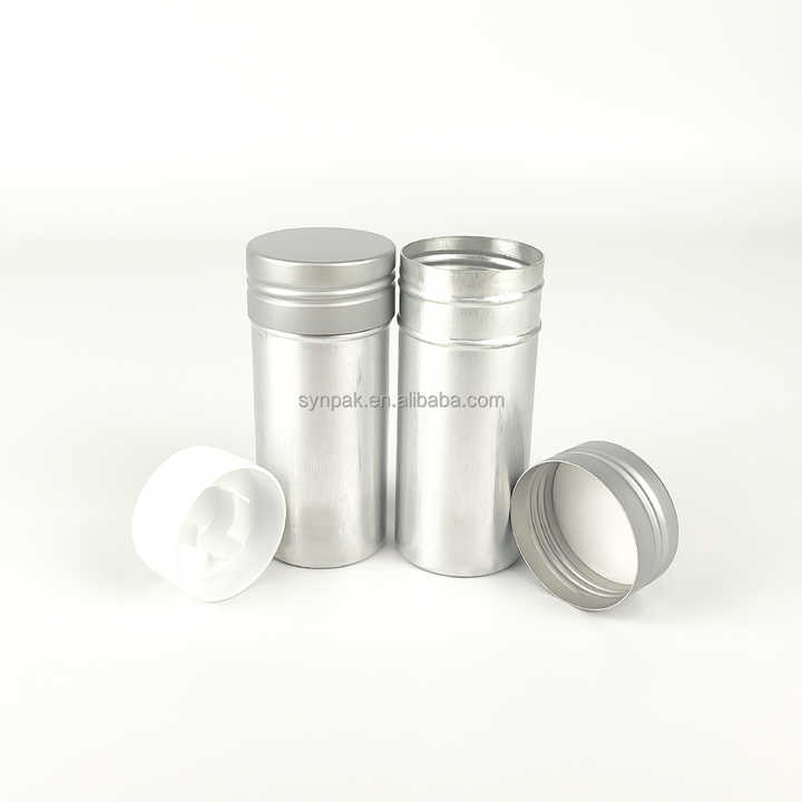 75Ml Customized Aluminum Deodorant Bottle with Push-Up Cap - ODM
