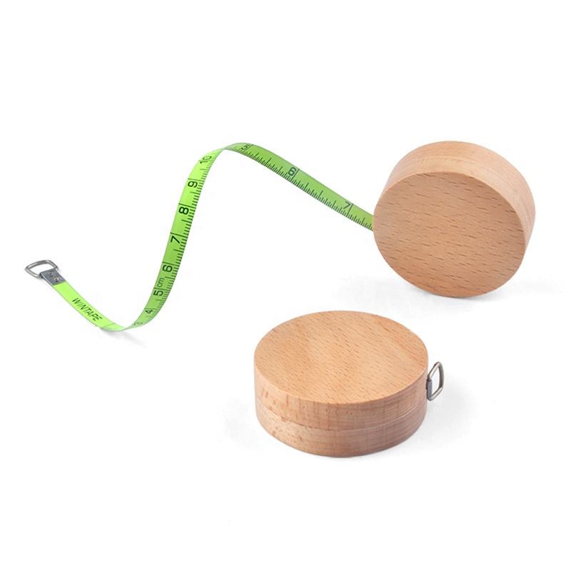 Wooden Shell Small Tape Measure 1m/2m Metric Inch Household Wear ...