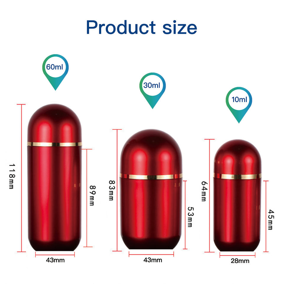 5cc Bullet Shaped Plastic Bottles Medicine Container Bottles PS Screw ...