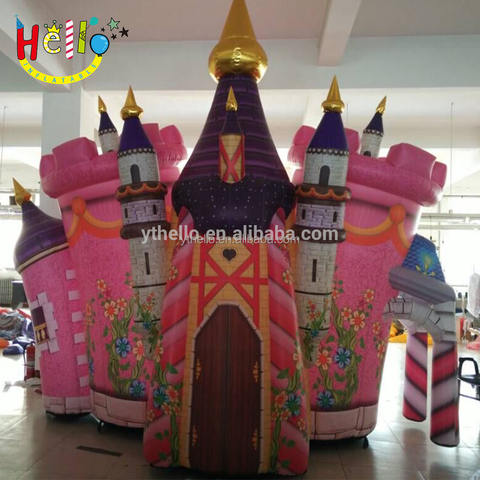 Customized Inflatable Product Inflatable Cartoon Castle with Enclosure ...