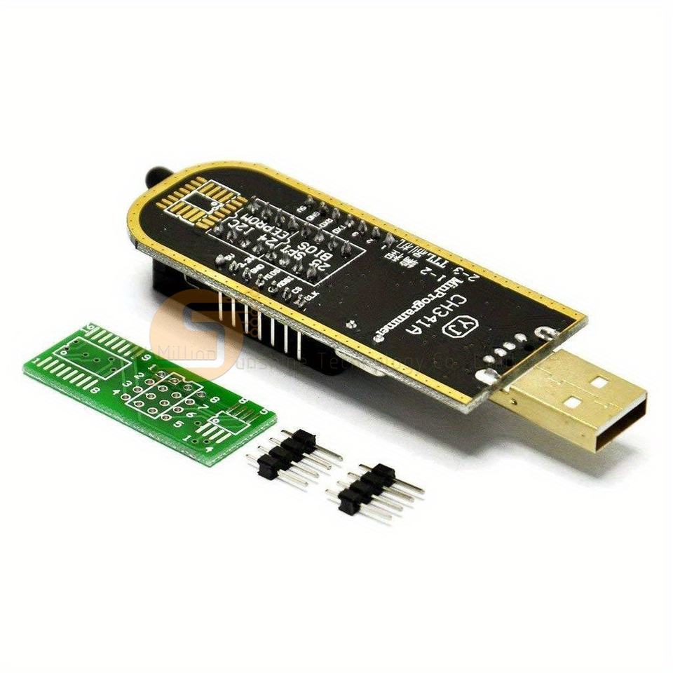 CH341A USB Programmer With SPI TTL Support for 24 25 Series EEPROM STC ...