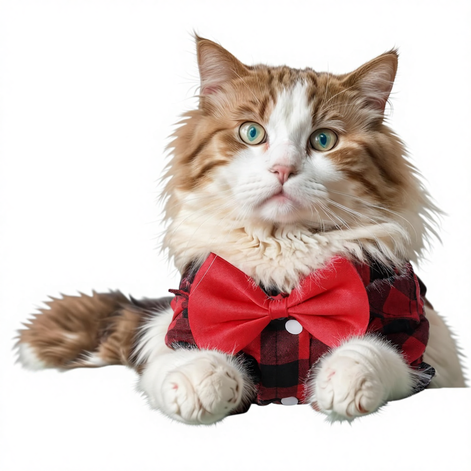 Red/Blue Checkered Dog Cat Shirt OEM, Cotton/Poly Blend, MOQ 200 Custom ...
