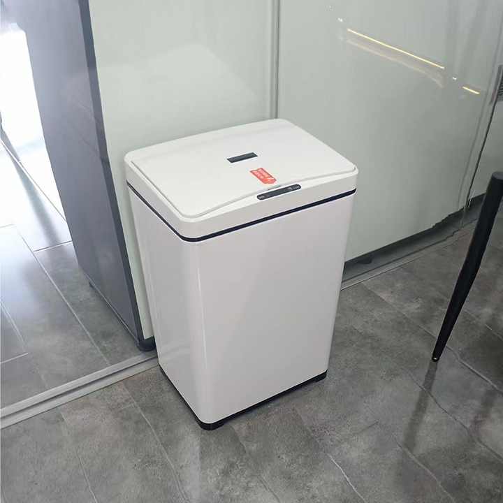 Smart Touchless Trash Can - Stainless Steel Sensor Bin