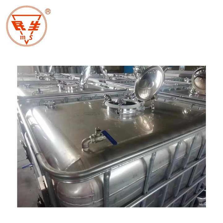 1000L Stainless Steel IBC Tote Tank - Durable & Sustainable