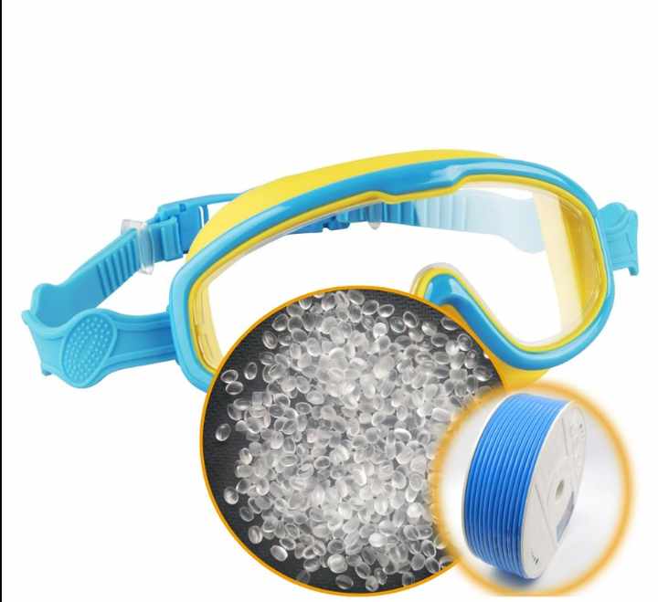 Thermoplastic Polyurethane 70A Raw Material / Tpu 80A Plastic Resin ...