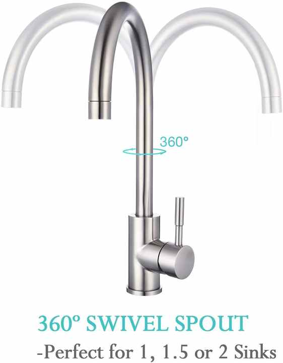 K010C Desk Mounted Stainless Steel Kitchen Sink Faucet| Alibaba.com