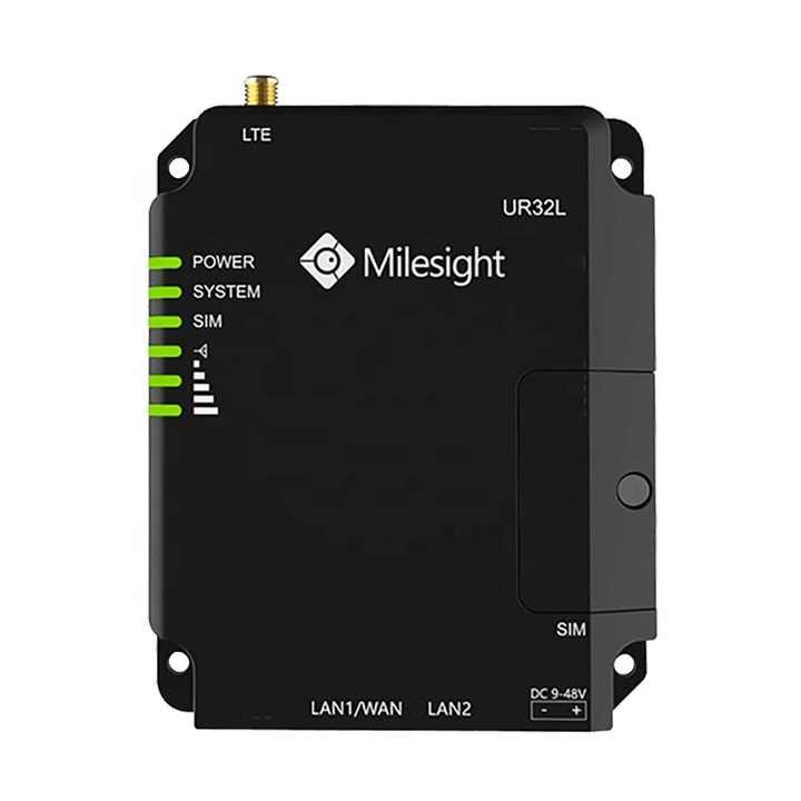 Milesight UR32L Lite Industrial Cellular Router 4G LTE Router for ATM ...