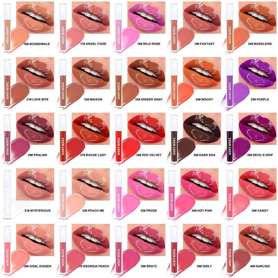 MLM Hot Sale 2026 Custom Logo Mirror Hydrating Shine Plumping Glitter ...