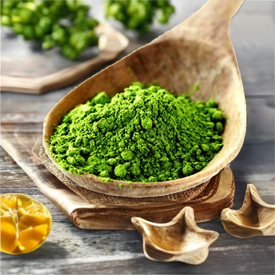 Food Grade Matcha Alfalfa Extract Powder Liquid-Solid Extraction ...