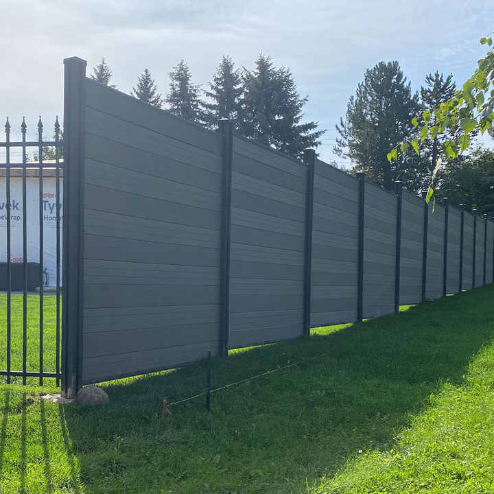 Outdoor Wood Plastic Composite Garden Pasture Fence Board Wpc Fence