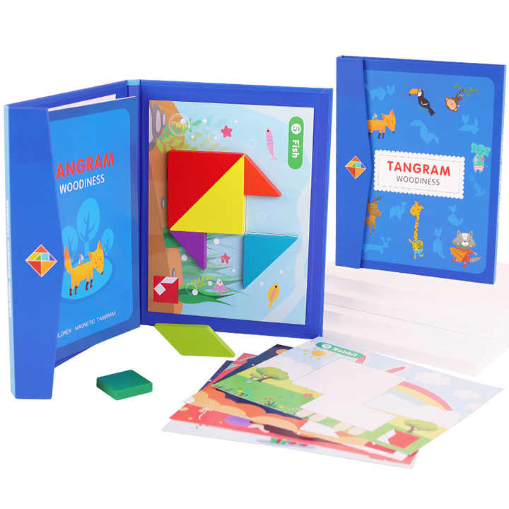 Magnetic Tangram Puzzles - Fun and Learning for Kids