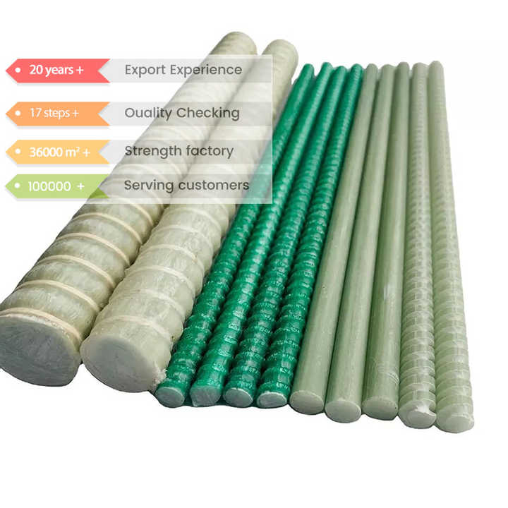 GFRP Glass Fiber Rebar Epoxy Composite Fiberglass Reinforcing Bar for ...