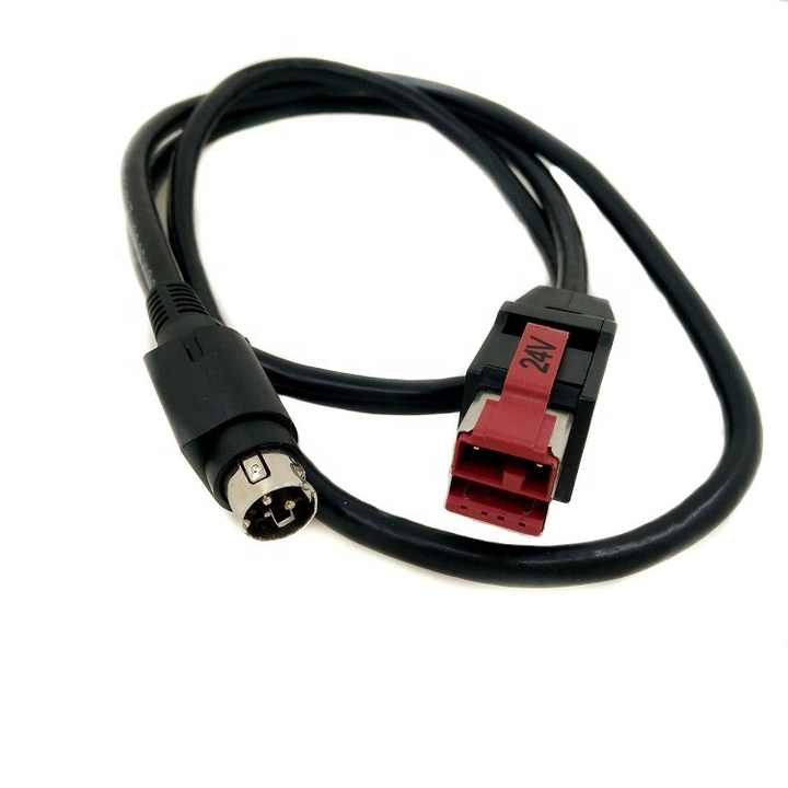 Hosiden 3 Pin Din Connector to 24V Powered USB Cable 2m