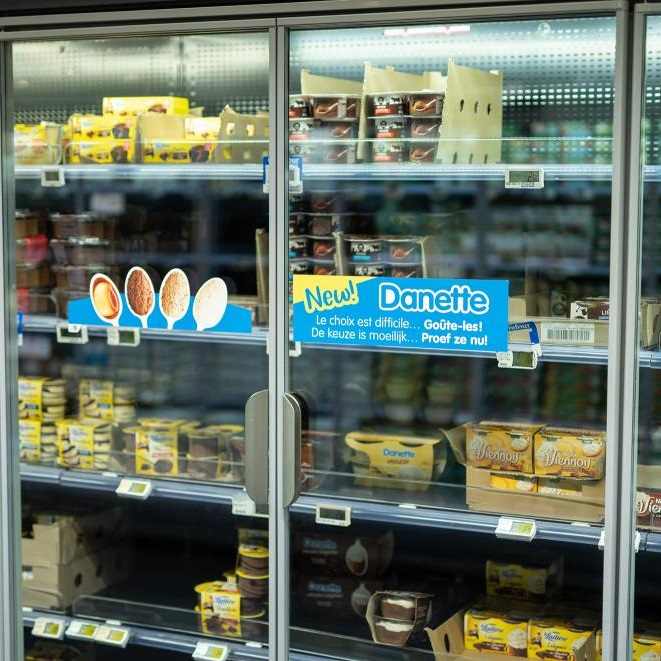 Custom Printed Food Refrigerator Sticker for Advertising Display ...