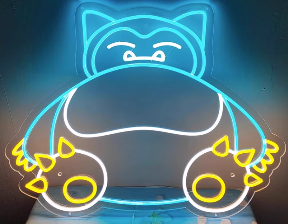 LED Cartoon Shape Neon Light Game Room Atmosphere Light Wall Hanging ...