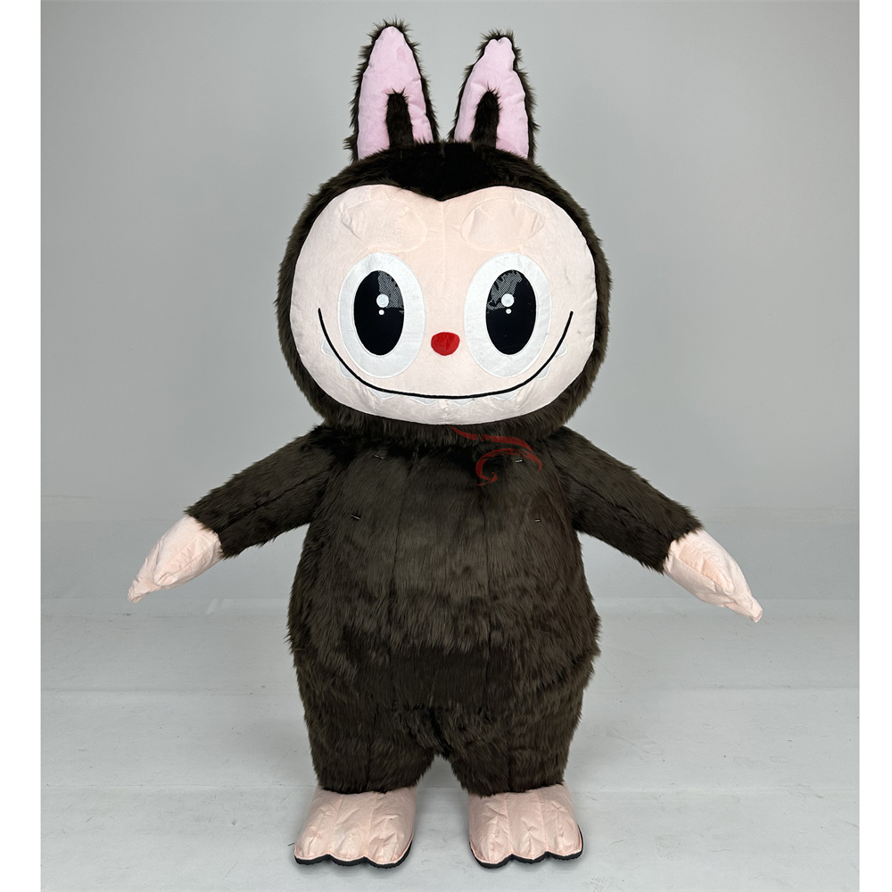 Pop Mart Inflatable Labubu Mascot Costume for Cosplay Dress Walking 2/2 ...