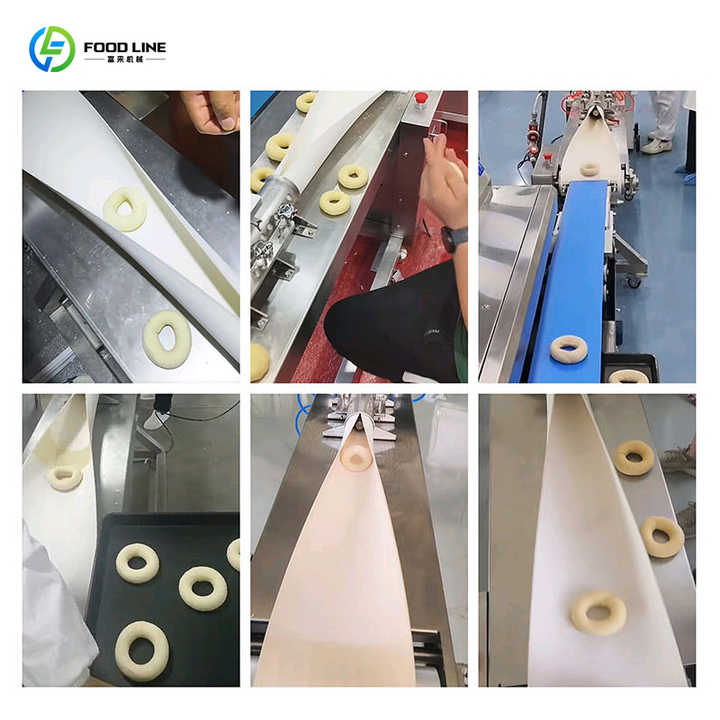Bagel Rolling and Former Machine Bagel Divider and Bread Forming Making ...