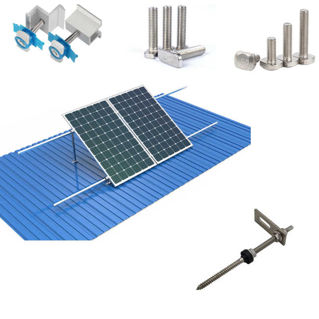 Stainless Steel Hanger Bolts for Solar Panel Installation