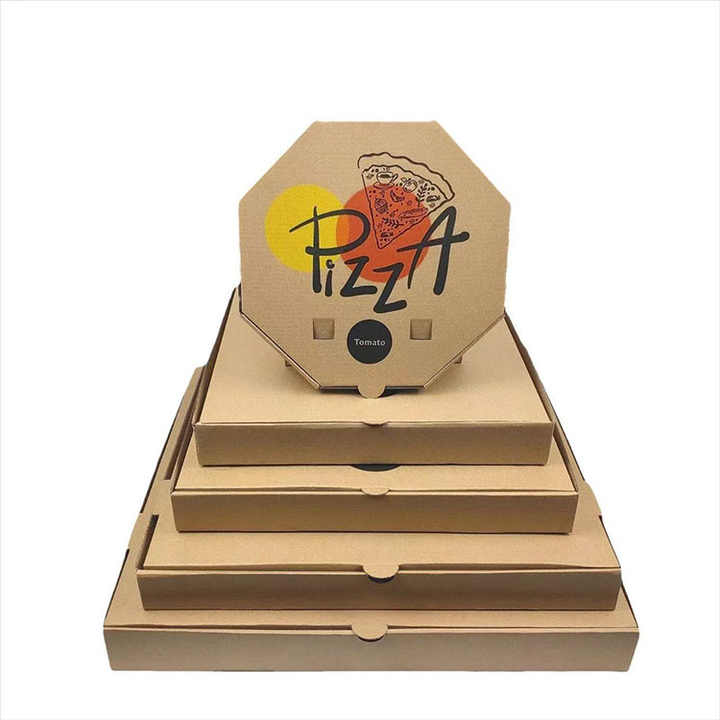 Wholesale Custom Pizza Box Cheap and High Quality Color Printing Kraft ...