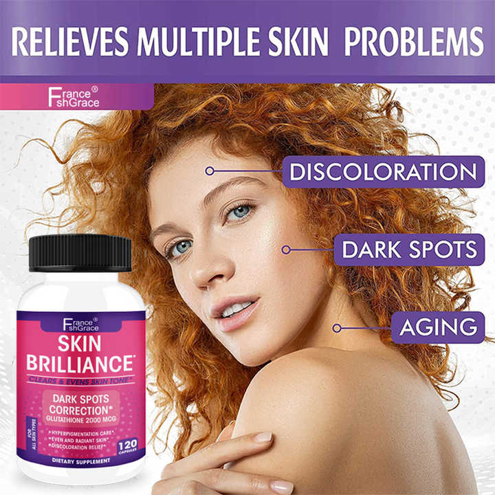 Skin Whitening Supplement Skin Tone Enhancer Targets Dark Spots Acne ...