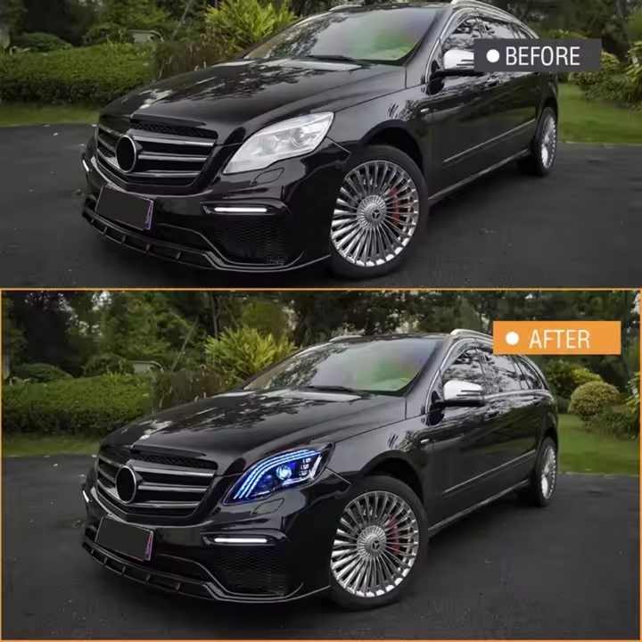 Car Headlight for Mercedes Benz W251 10-17 R-Class R300 R320 R350 R400 ...