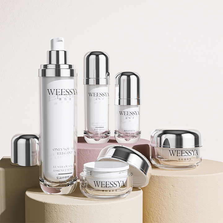 Luxury Cosmetic Bottle Set - Elegant Acrylic Lotion Containers