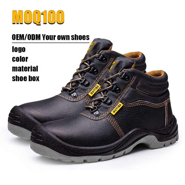 GUYISA Industrial Fashion Protective Work Boots for Men