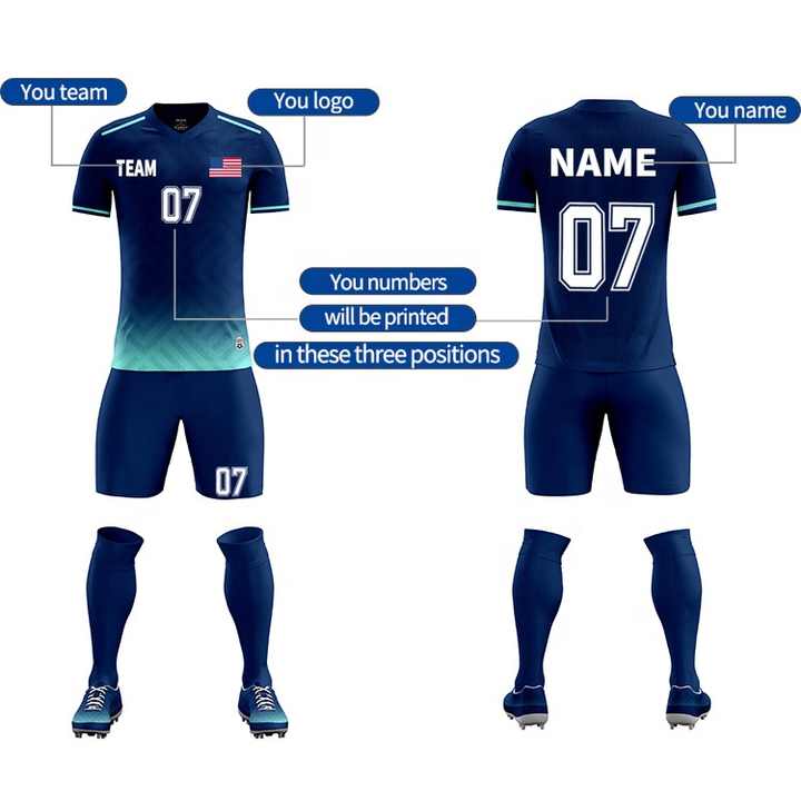 Wholesale Original Soccer Clothes Football Set Football Uniform Wear ...