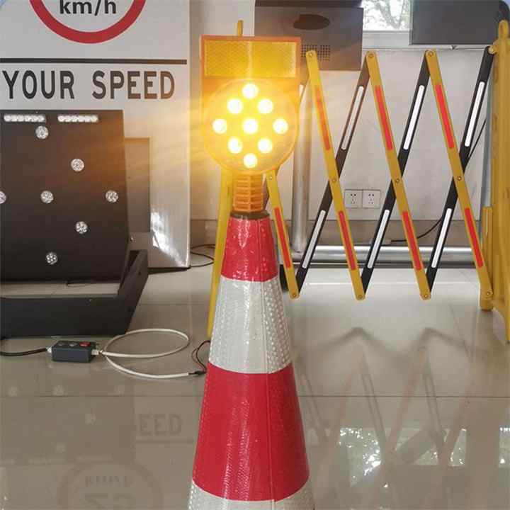 Emergency Warning Lights Traffic Cone Traffic Signal Light Solar ...