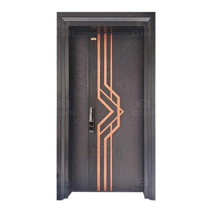 DJMI Modern Simple Design Turkish Style Steel Wood Armored Door ...