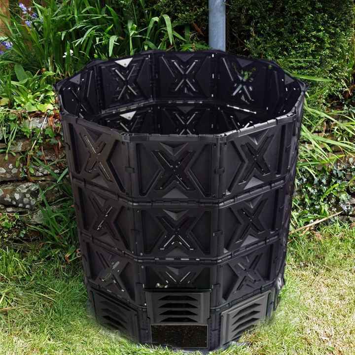 Sturdy 190 Gallons (720L) Garden Compost Bin Outdoor Compost Tumbler ...