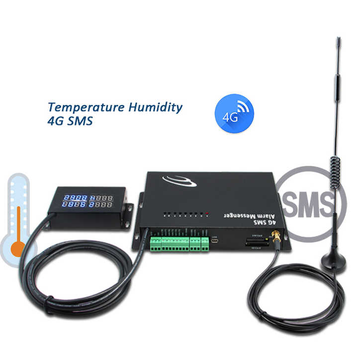 Home security alarm system 4G GSM Temperature Alarm Environment Alarm Humidity Temperature GSM ...