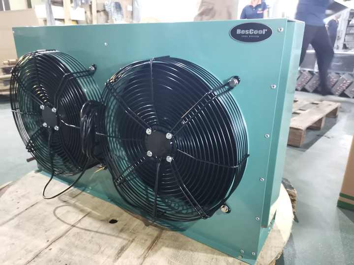 Bescool 2-Fan Air-Cooled Green Shell Condenser - High Efficiency Heat ...