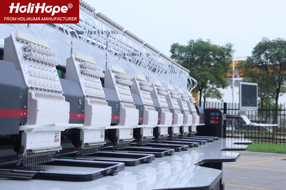 Factory Direct Sale 8 Head Embroidery Machine Multi Function 15 Needles ...