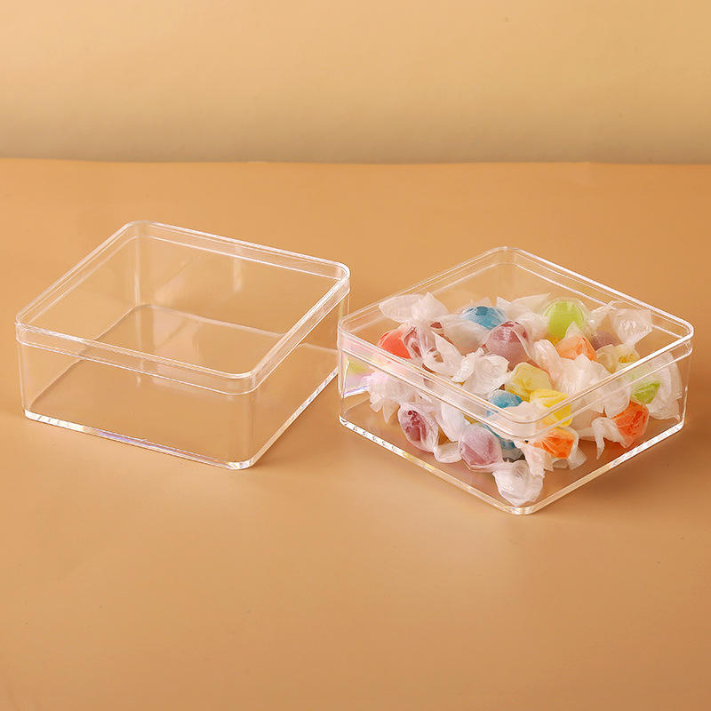 Cen Bai Baking Biscuits Transparent Food Grade PS Plastic Display Box ...