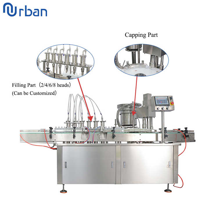 Full Automatic Piston Liquid Laundry Detergent Bottle Filling and ...