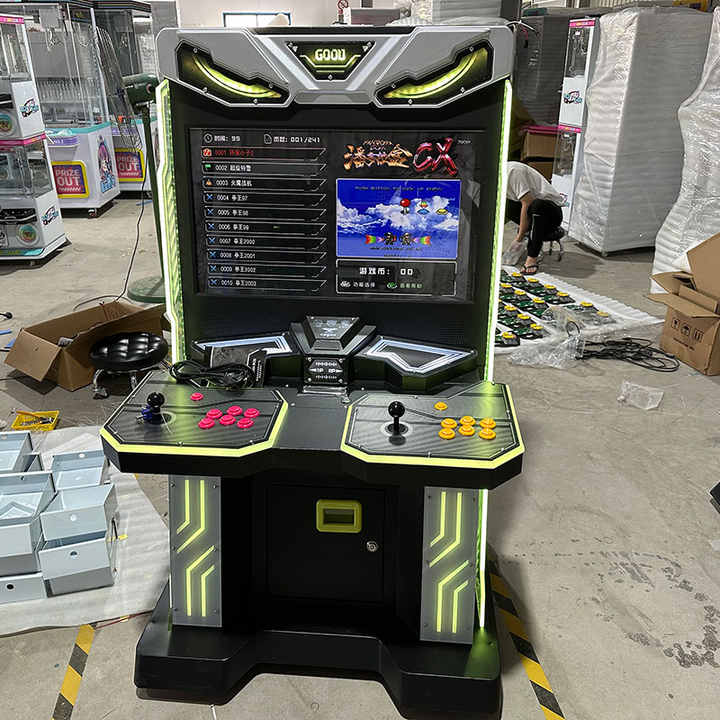 Coin Operated Arcade Machine With Joystick and Buttons Fighting Arcade ...