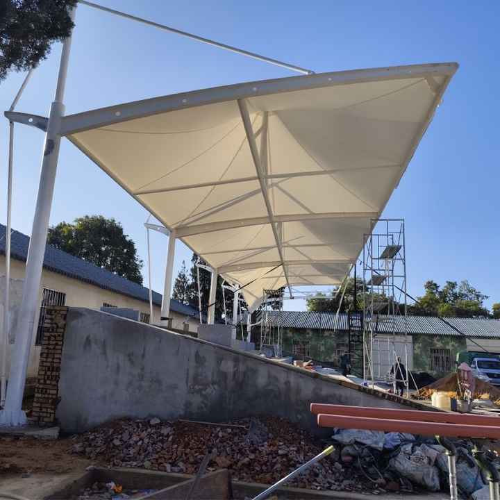 Quick Delivery Steel Structure Buildings Membrane Structure Parking ...