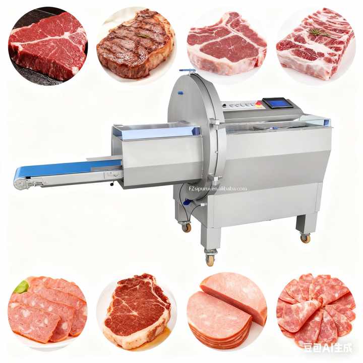 Commercial Steak Cutting Machine for Manufacturing Meat Dicer Plant ...